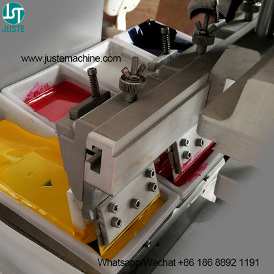 4Colors Pad Printing Machine Single Transverse Flow Model Line Pad ...