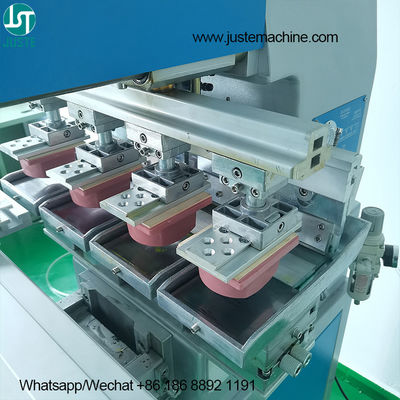 4Colors Pad Printing Machine Single Transverse Flow Model Line Pad ...