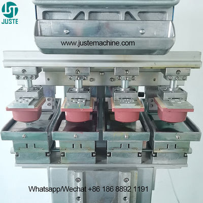 4Colors Pad Printing Machine Single Transverse Flow Model Line Pad ...